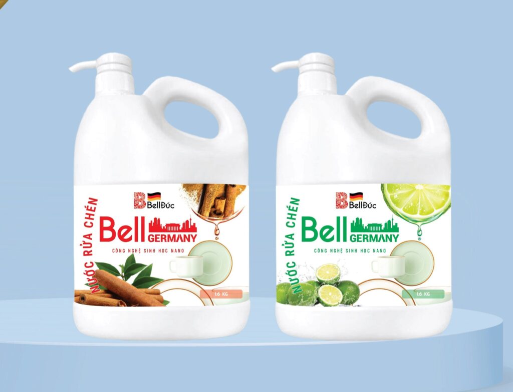 Nước rửa chén BELL GERMANY 1.6kg (Hương quế, hương chanh) - Trung Nam Mart